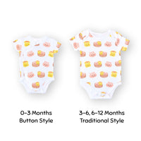 Organic Cotton Baby Onesie - Dim Sum