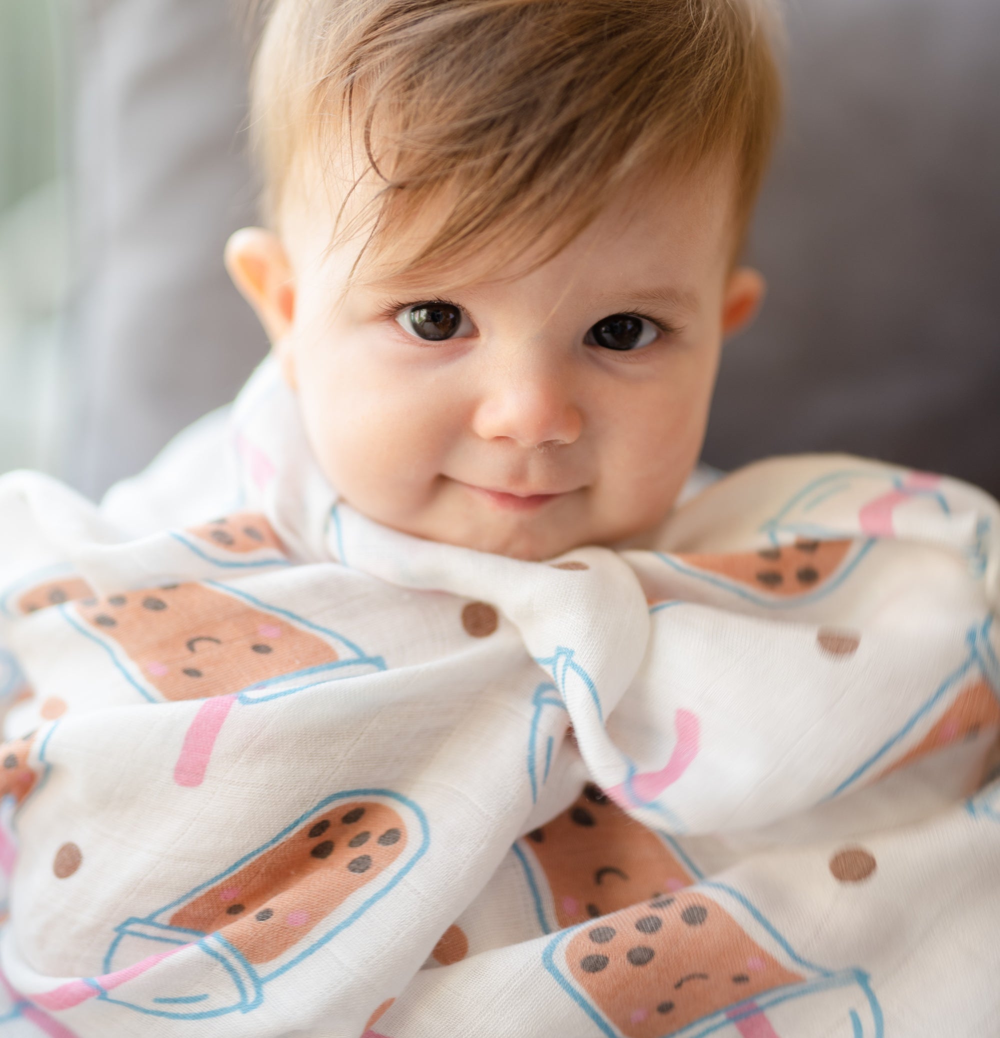 Buy Organic Bamboo Swaddle - Boba | The Wee Bean